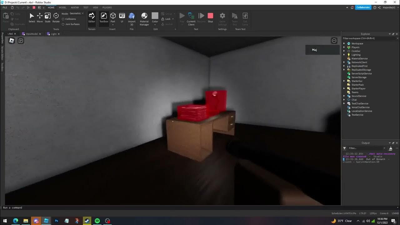 [Roblox Studio] Horror Game Character Framework - YouTube