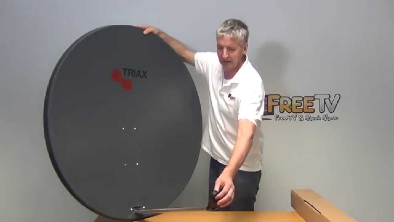 Overview of Triax TD110 110cm Satellite Dish - YouTube