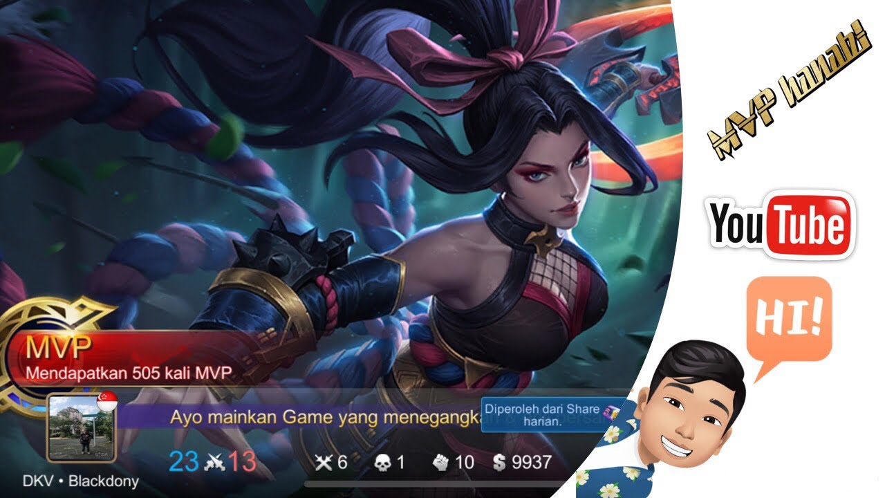 2021 BUILD HANABI TERSAKIT ?! Terbaru cara main HANABI yang benar | MVP ...