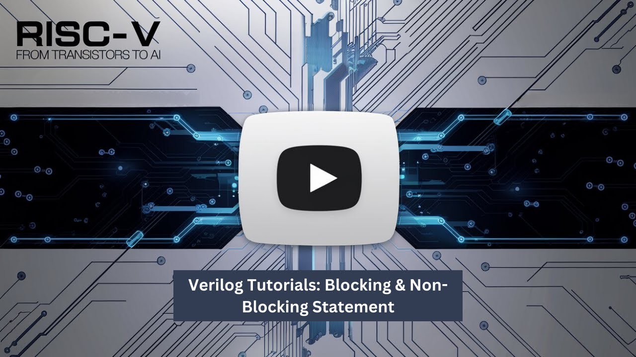 Lecture 14 Blocking And Non Blocking Statements In Verilog Youtube 6943