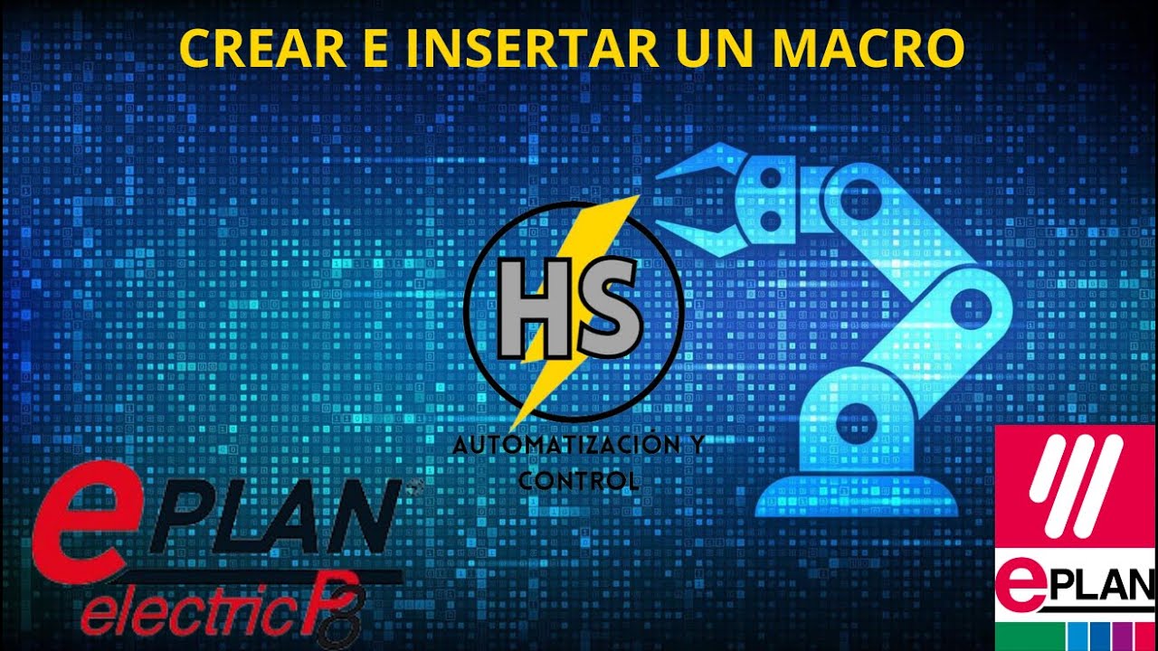 Curso Eplan Electric P8/Clase #8 - Crear e Insertar Macros - YouTube