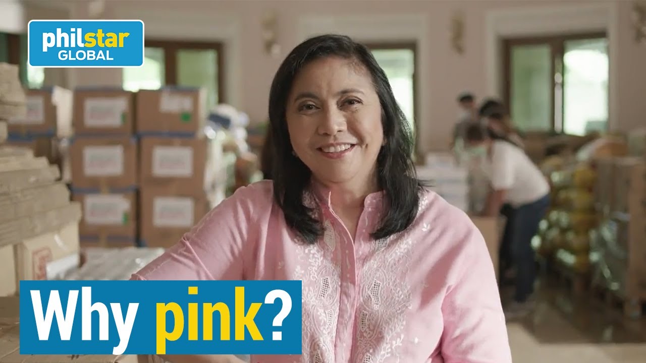 Leni Robredo on why she chose pink - YouTube