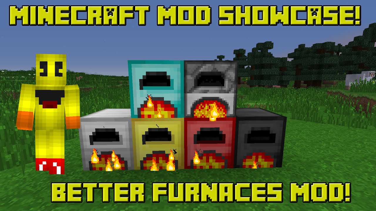 Minecraft Mod Showcase: The Better Furnaces Mod! - YouTube