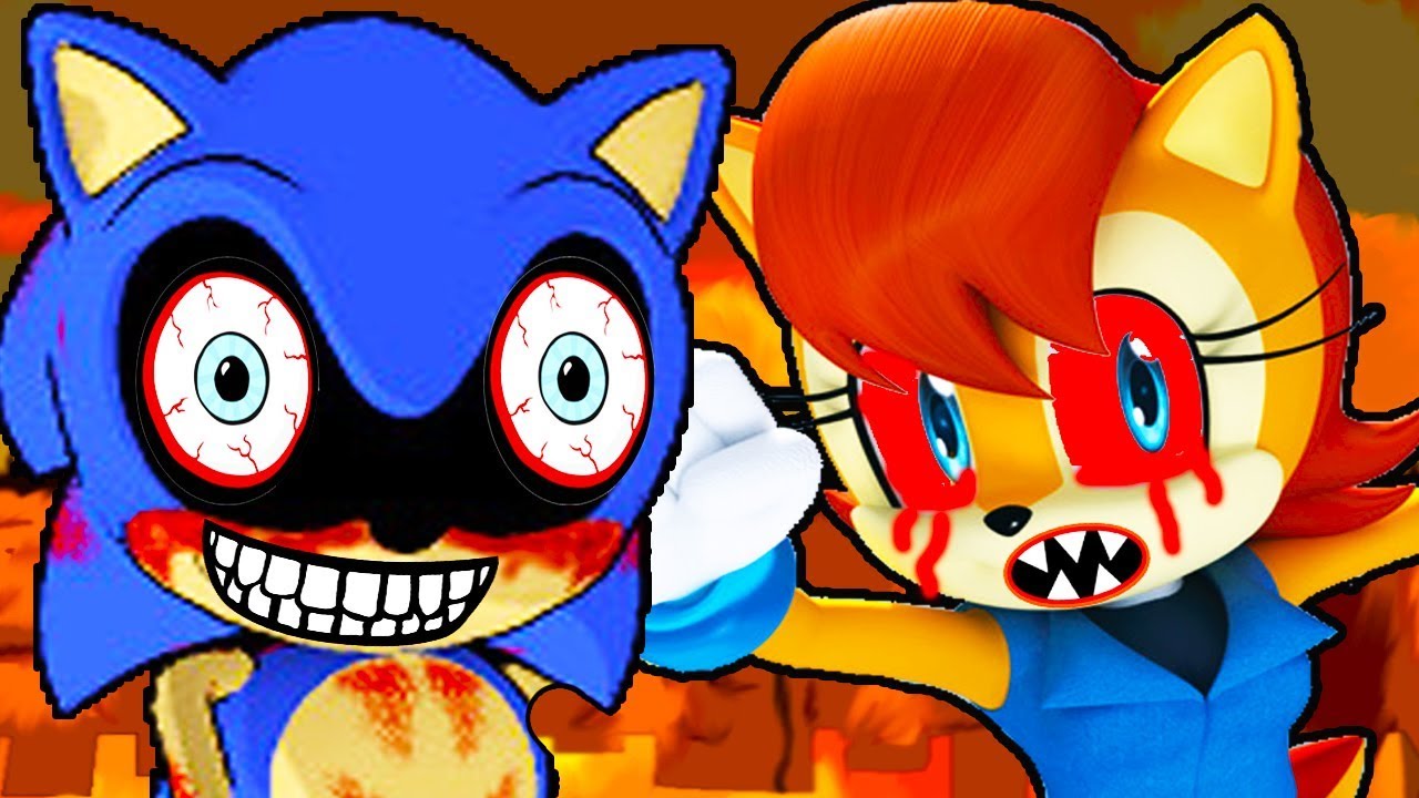 СОНИК.EXE + САЛЛИ.EXE В 3D! - YouTube