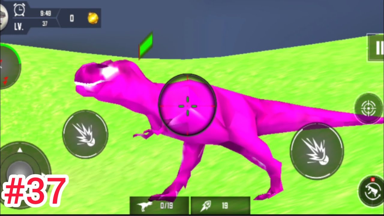 Dinosaur Hunter Game 19 🦕 Hunter level No #37 - YouTube
