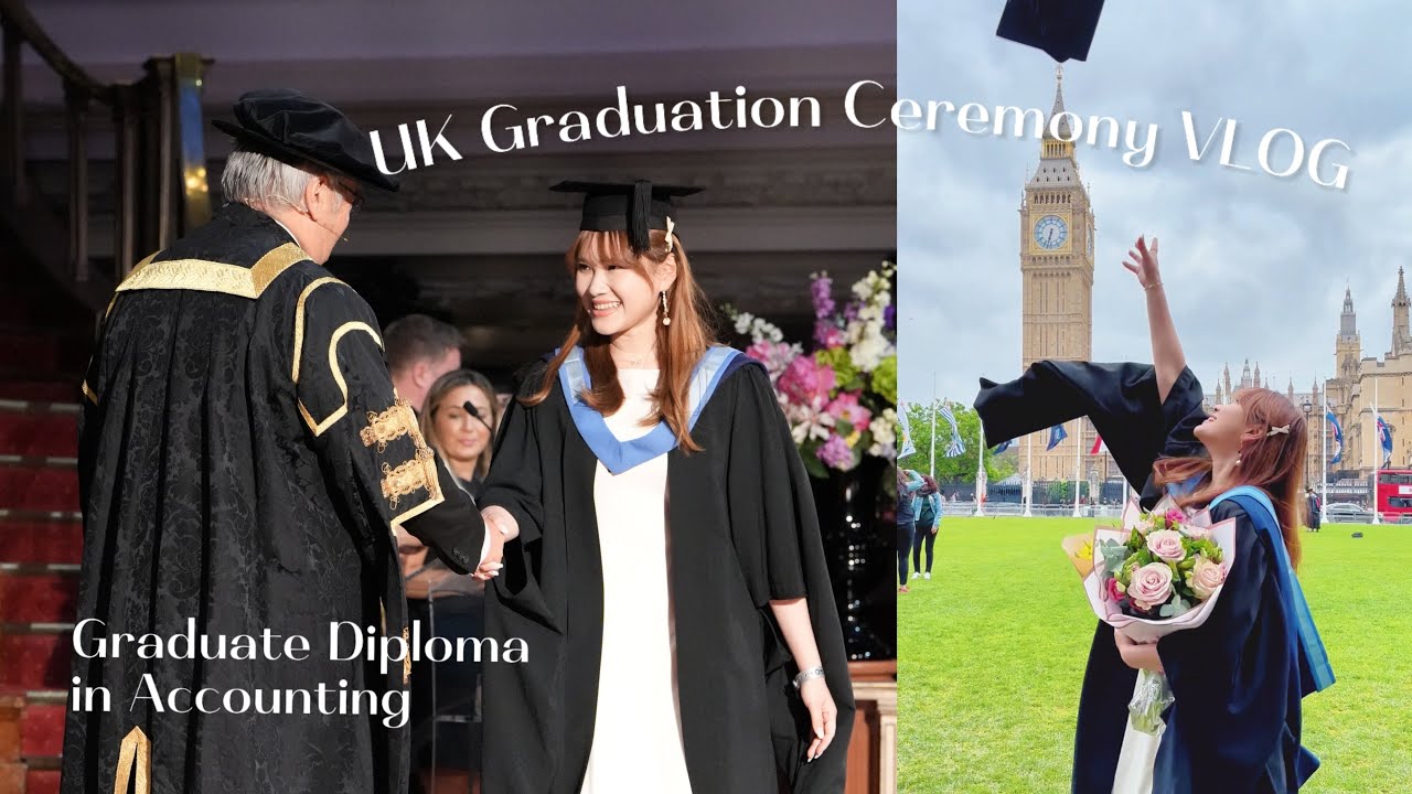 London Diploma Graduation Ceremony | my 3rd graduation in the UK vlog ...