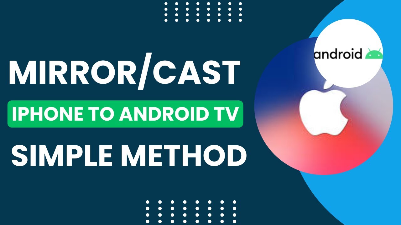 Mirror/Cast iPhone to Android TV for FREE - YouTube