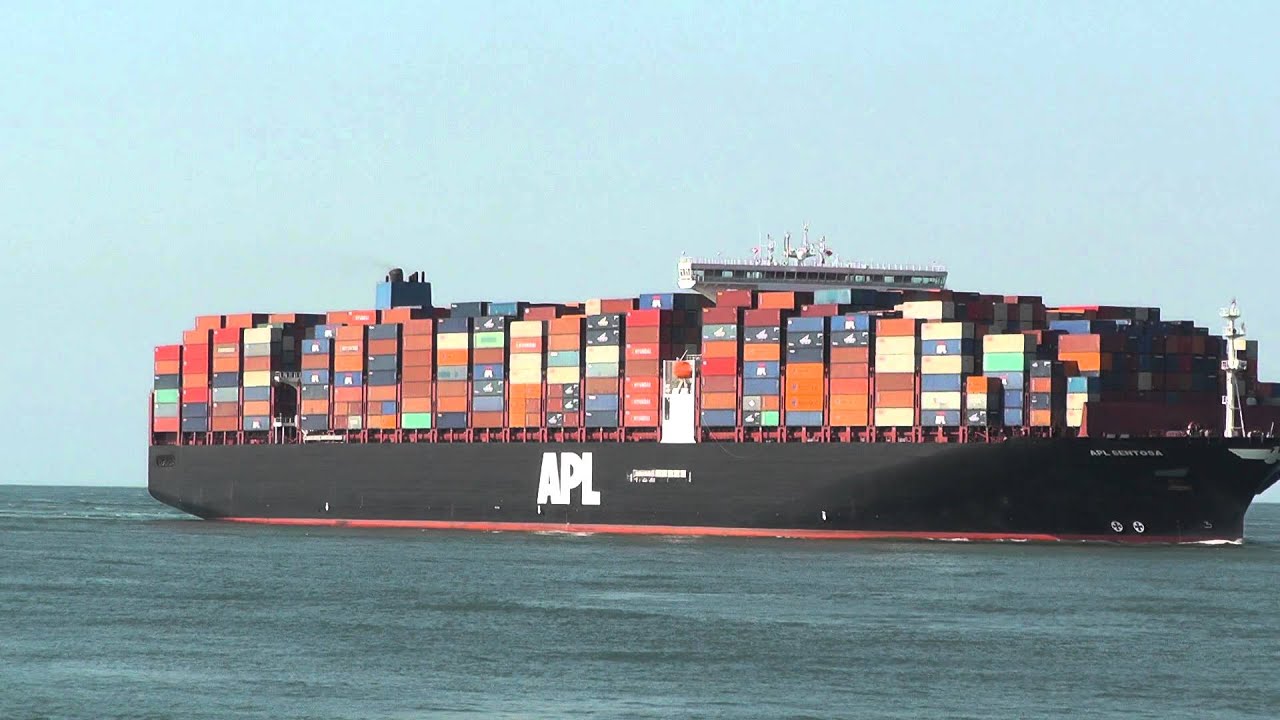 DFDS Flandrian Seayways+Stena Line Deverine+APL Sentosa, Hook of ...