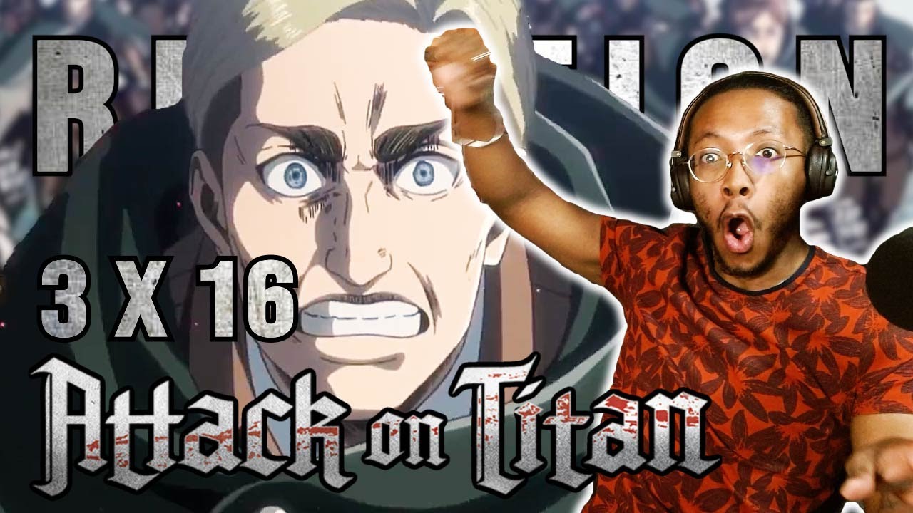 Attack On Titan REACTION & REVIEW - 3x16 - PERFECT GAME - YouTube