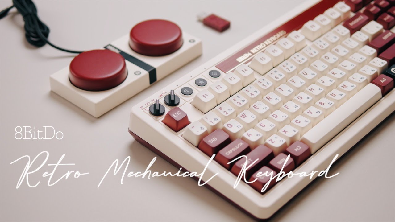 8BitDo「Retro Mechanical Keyboard」 - YouTube