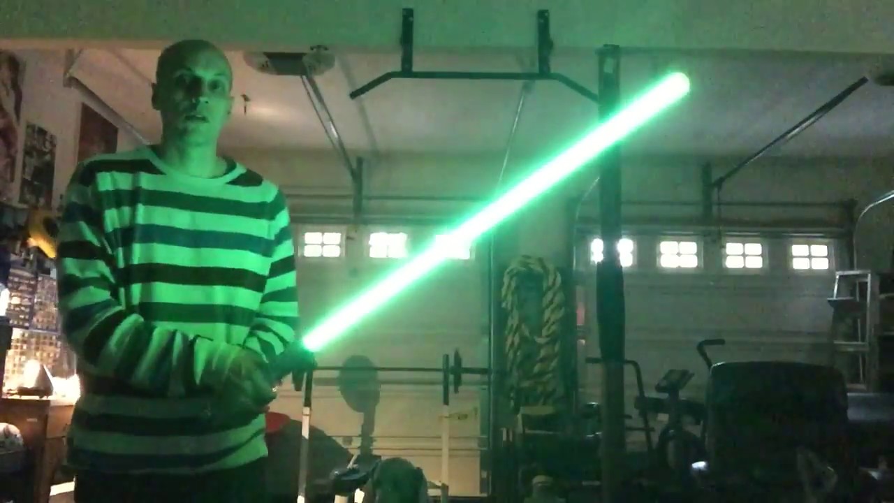 New Photon Lightsaber String Blade a test: Photon with Orange FOC - YouTube