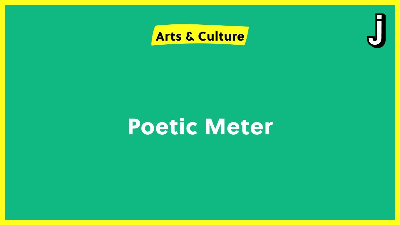 Poetic Meter: The Rhythm of Poetry - YouTube
