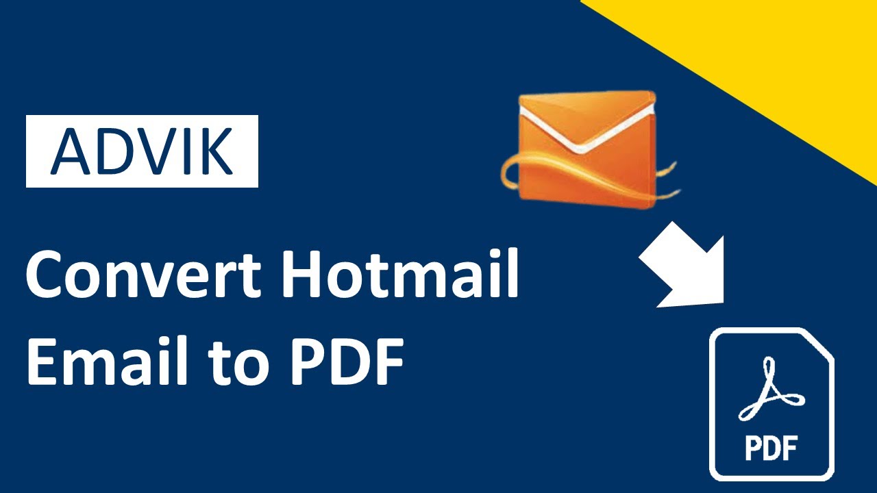 How to Convert Hotmail Email to PDF Files in Batch? Complete Tutorial - YouTube