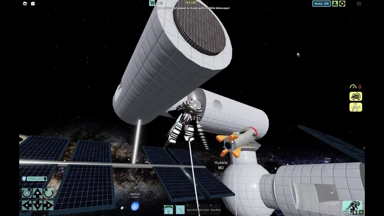 Playing The Space Simulator part 1 got to start close! - YouTube