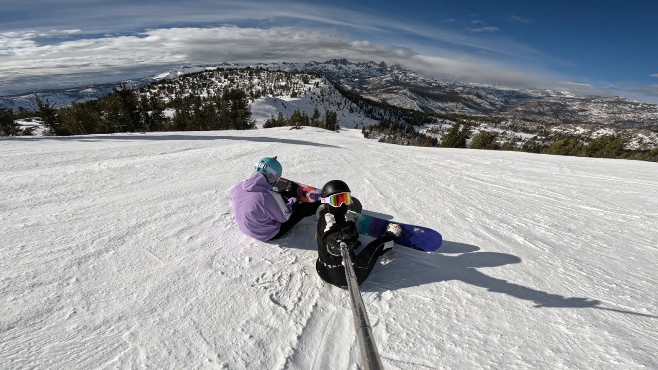 Snowboarding but it's chill - YouTube