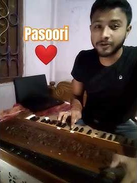 Pasoori 🔥🔥 some lines harmonium | apurbo dey #trending #viral #2023shorts #shorts #pasoori - YouTube