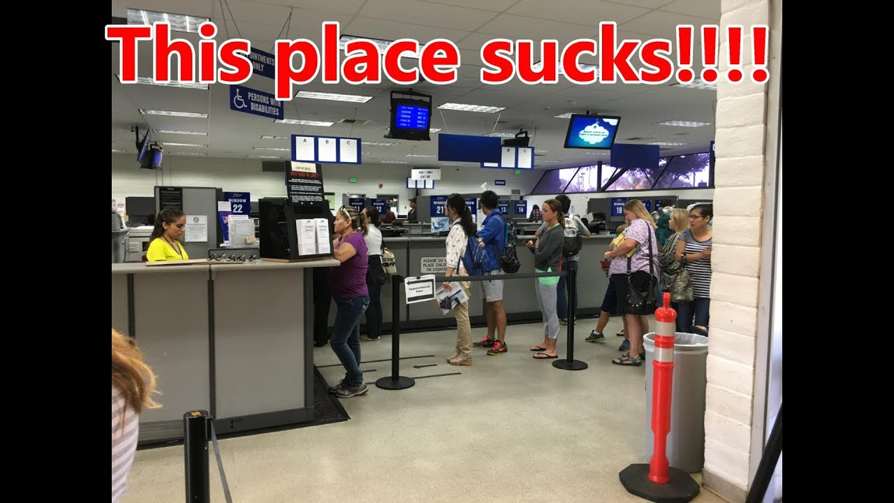 Why I Hate The DMV!!!! - YouTube