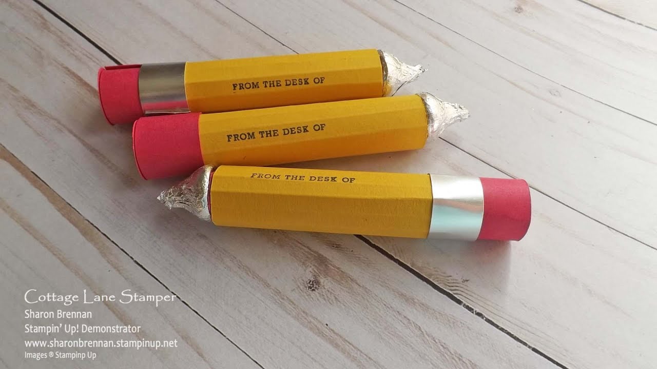 Cute Rolo & Hershey Kiss Pencil - YouTube