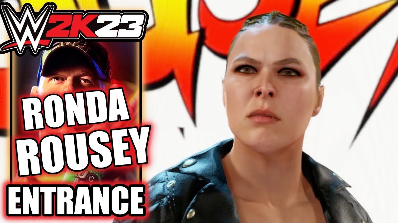 WWE 2K23 Ronda Rousey Entrance Cinematic - YouTube