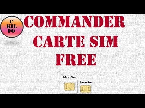 CARTE SIM FREE, comment commander une nouvelle carte SIM sur l'espace abonné Free - YouTube