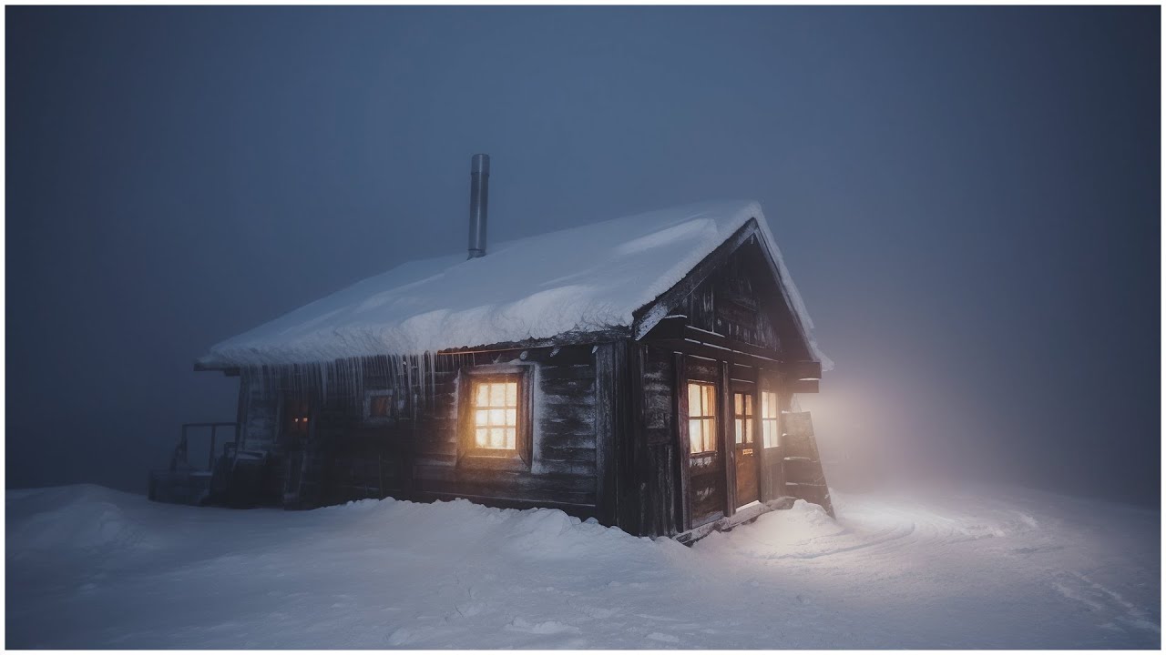 Frosty Wind Sound for Sleeping┇Strong Snowstorm Sounds & Loud Blowing ...