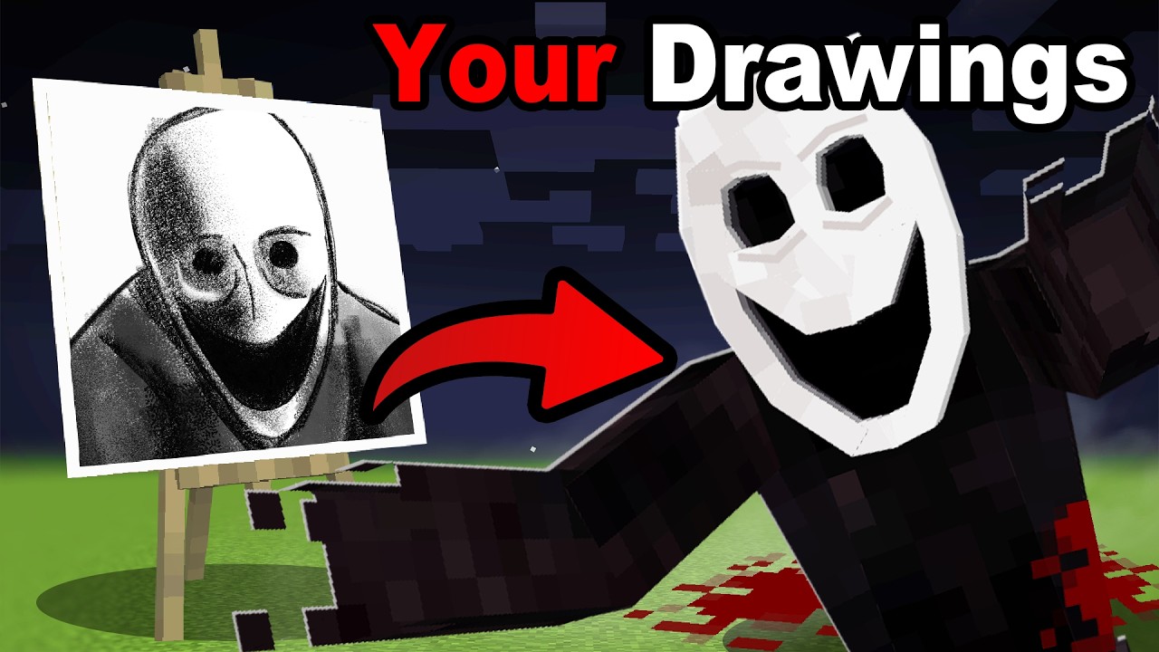 I Turned YOUR Drawings Into MINECRAFT Mobs - YouTube