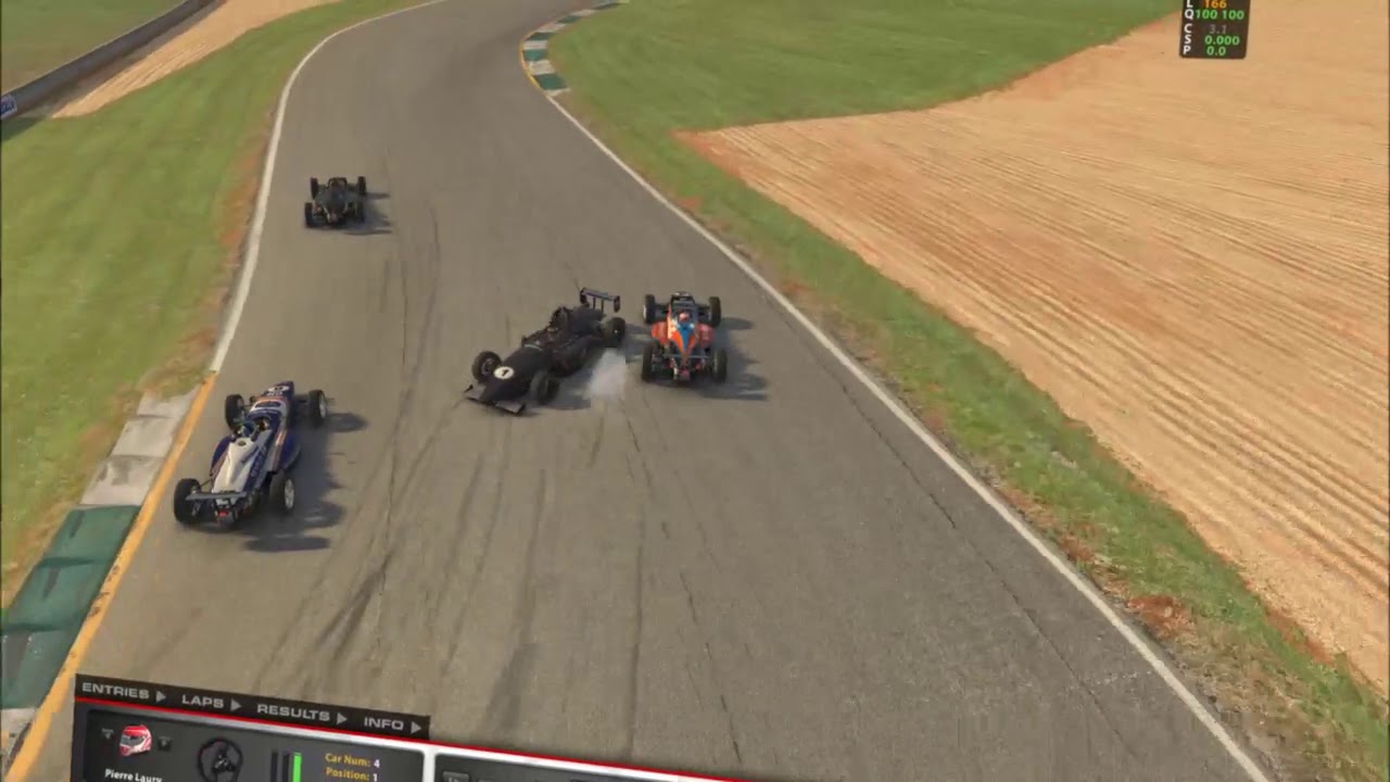 Iracing Skip Barber road atlanta netcode - YouTube