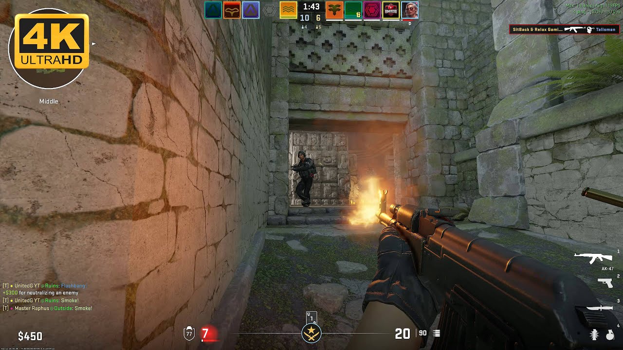 Counter Strike 2 Ancient Ranked Gameplay 4K - YouTube