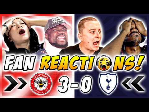 Spurs Fans FURIOUS 🤬 Reactions to Brentford 3-0 Tottenham | Premier League Fan Reactions