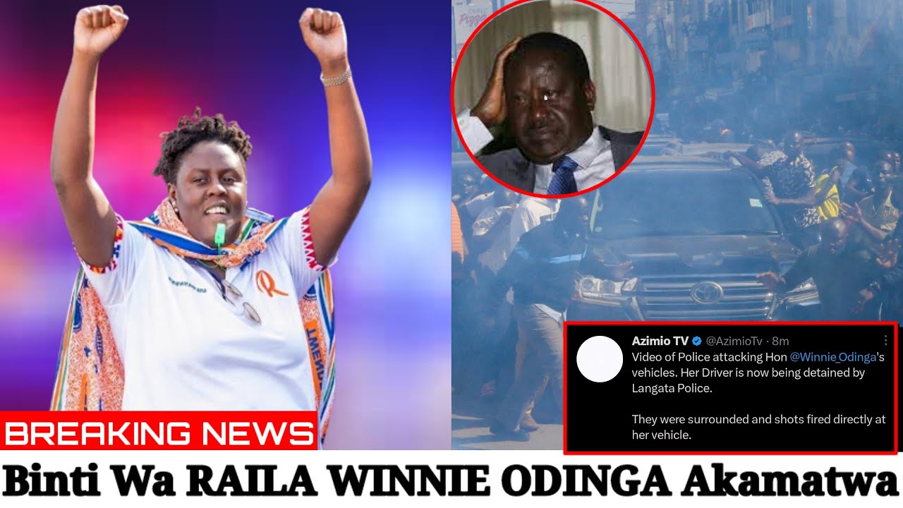 BREAKING NEWS: Binti Wa RAILA WINNIE ODINGA Akamatwa - YouTube