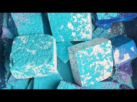 Holi topped dyed and fresh blocks - YouTube