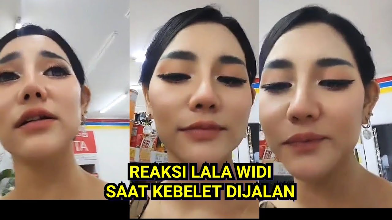 KEBELET DIJALAN,LALA WIDI MAMPIR KE MINIMARKET - YouTube