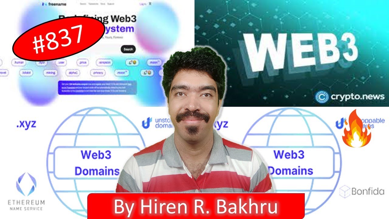 #837 | Crypto News | Why Have a Web3 Domain Name? What Is The Point? - YouTube