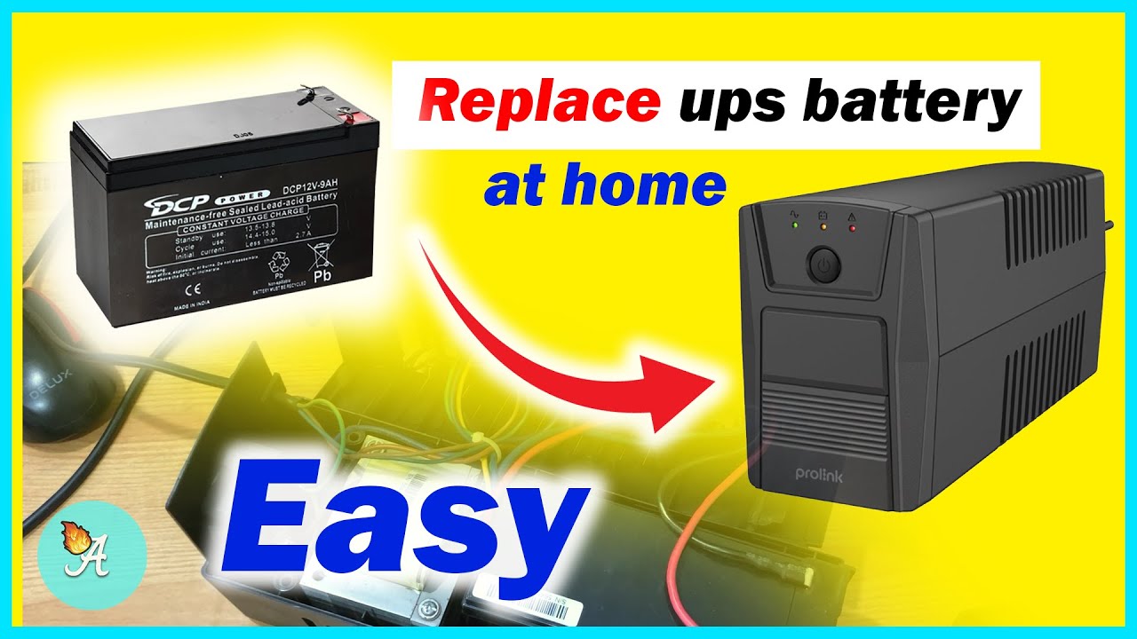 How to replace ups battery at home! 😍 | Easy DIY | Pro link 12v ⚡ SAVE ...