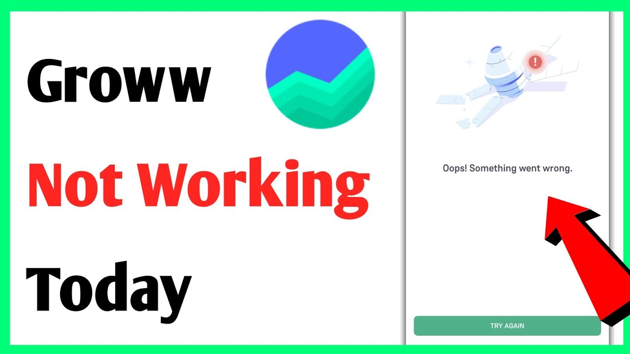 Groww App Not Working Today | Groww App Not Working Something Went Wrong - YouTube