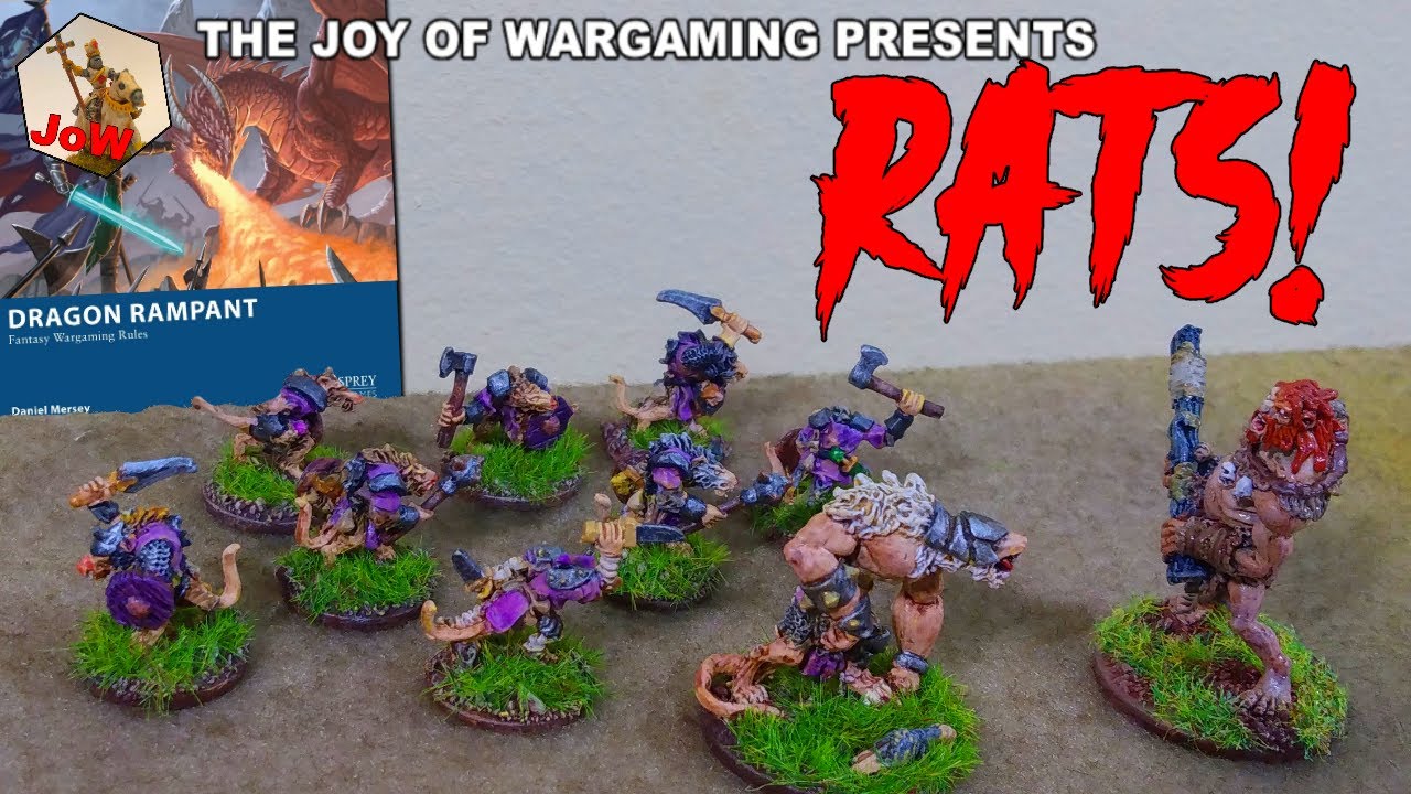 Dragon Rampant: Giant Rats and Giants - YouTube
