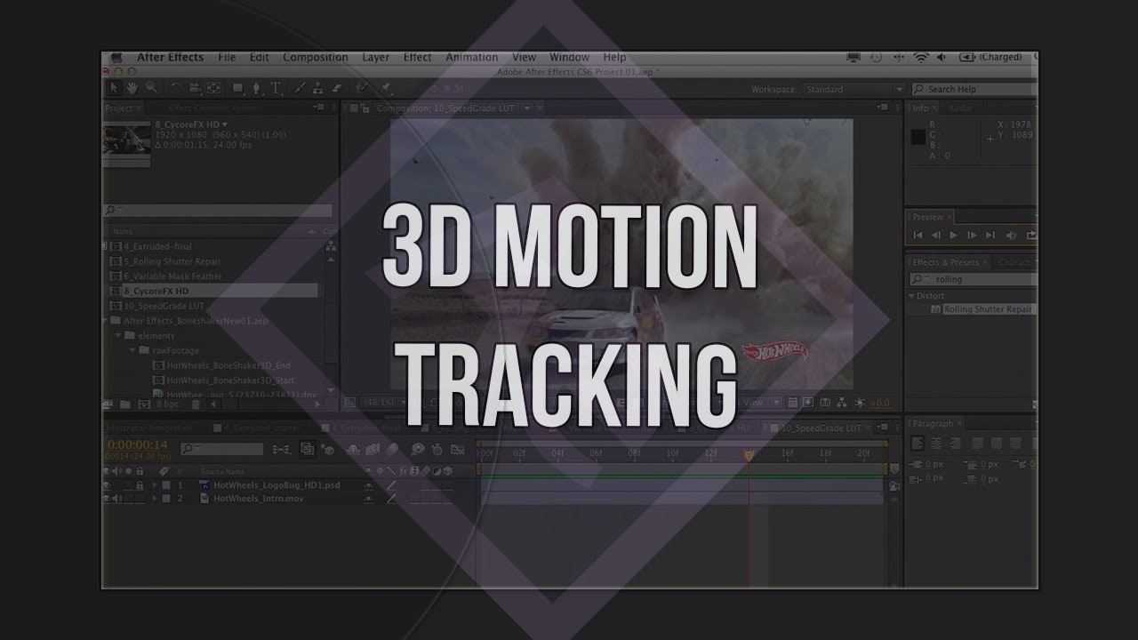 Tutorial #6 | After Effects CS6: 3D Motion Tracking - YouTube