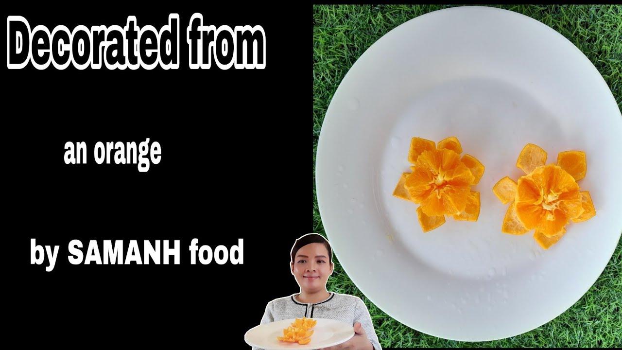 OMG! this ways orange cutting , how to cut orange on plate . way to ...