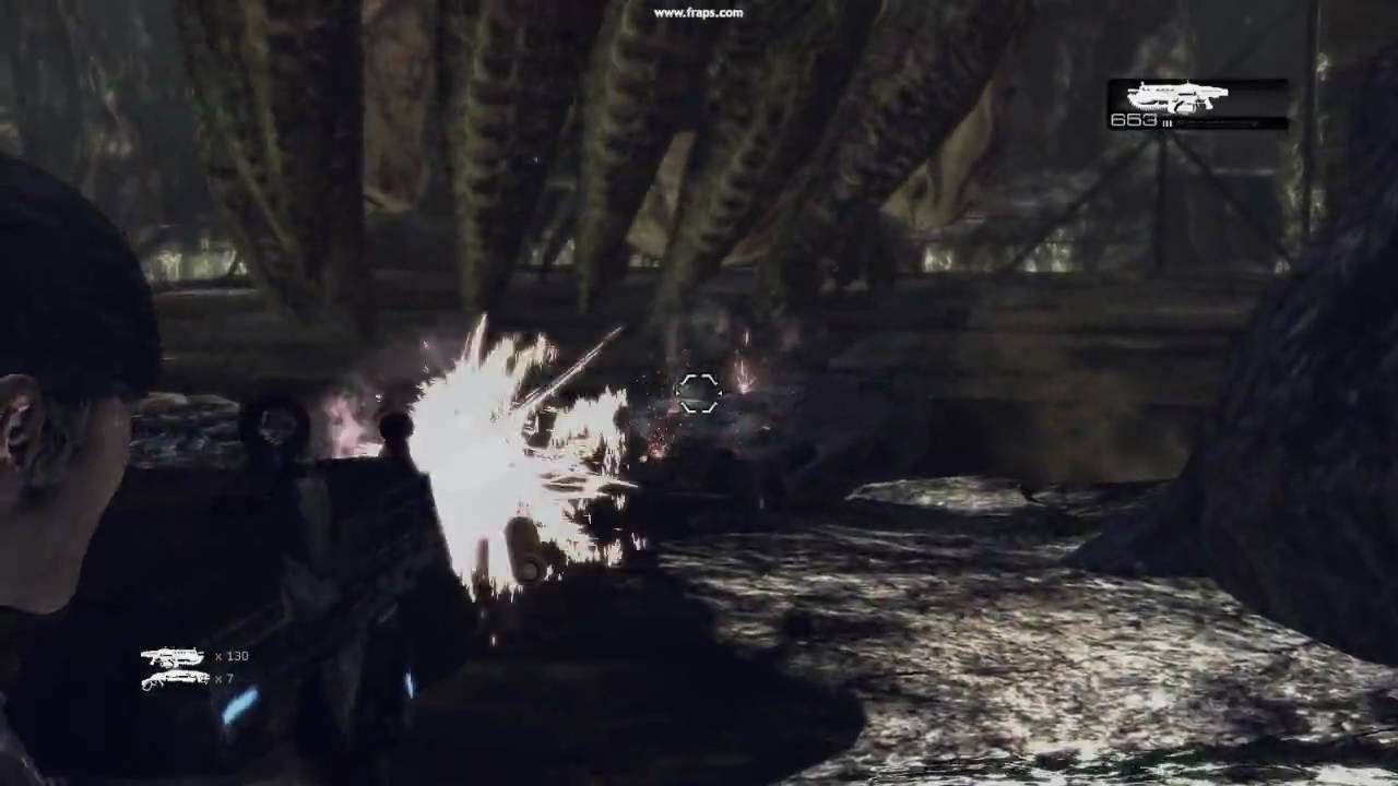 Gears of War PC Fraps HP Firebird 802 - YouTube
