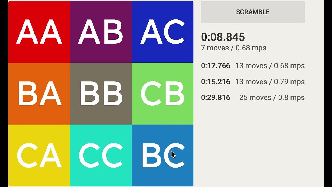 LoopOver 15 sec (first time on my computer) - YouTube