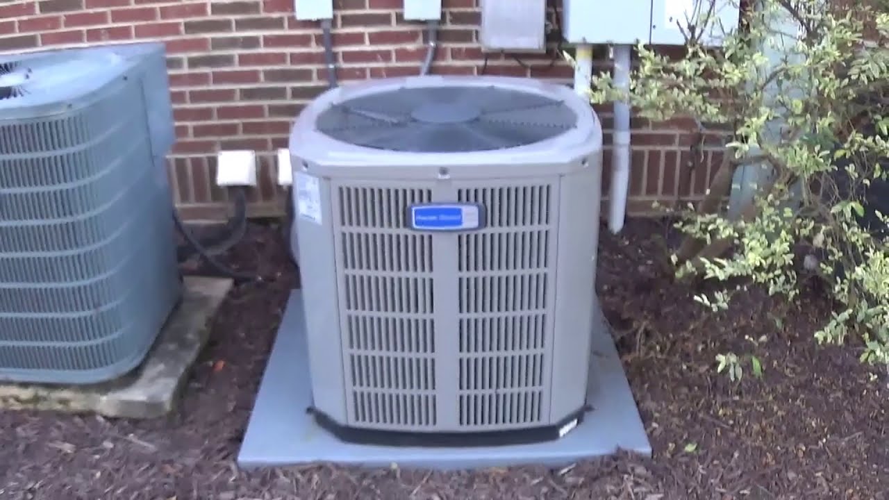 New 2019 American Standard Silver Series 2-ton Heat Pump - YouTube