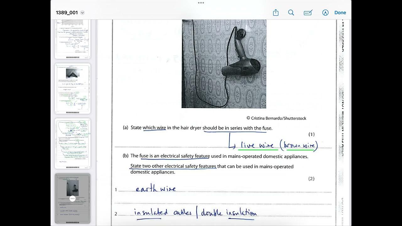 Physics IGCSE Edexcel January 2021 paper 1P (part 2) - YouTube