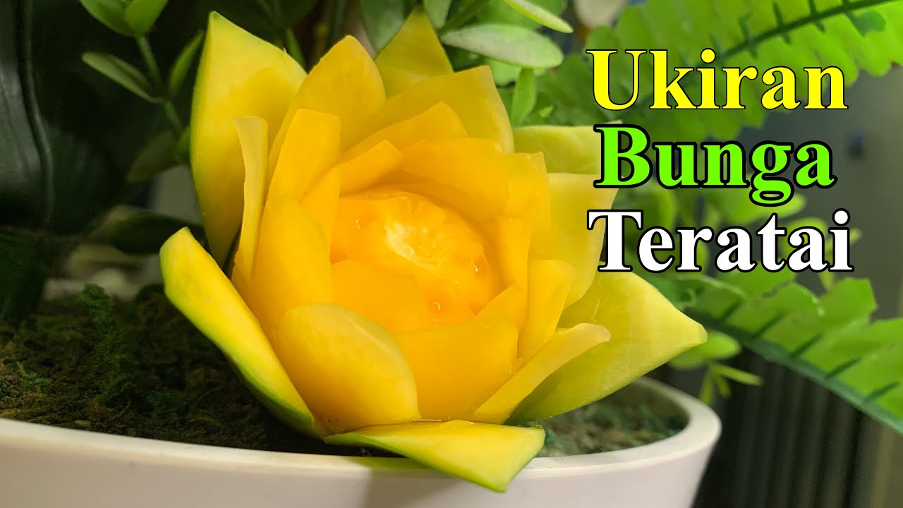 Ukiran Bunga Teratai | Lotus Flower Carving #lotuscarving # ...