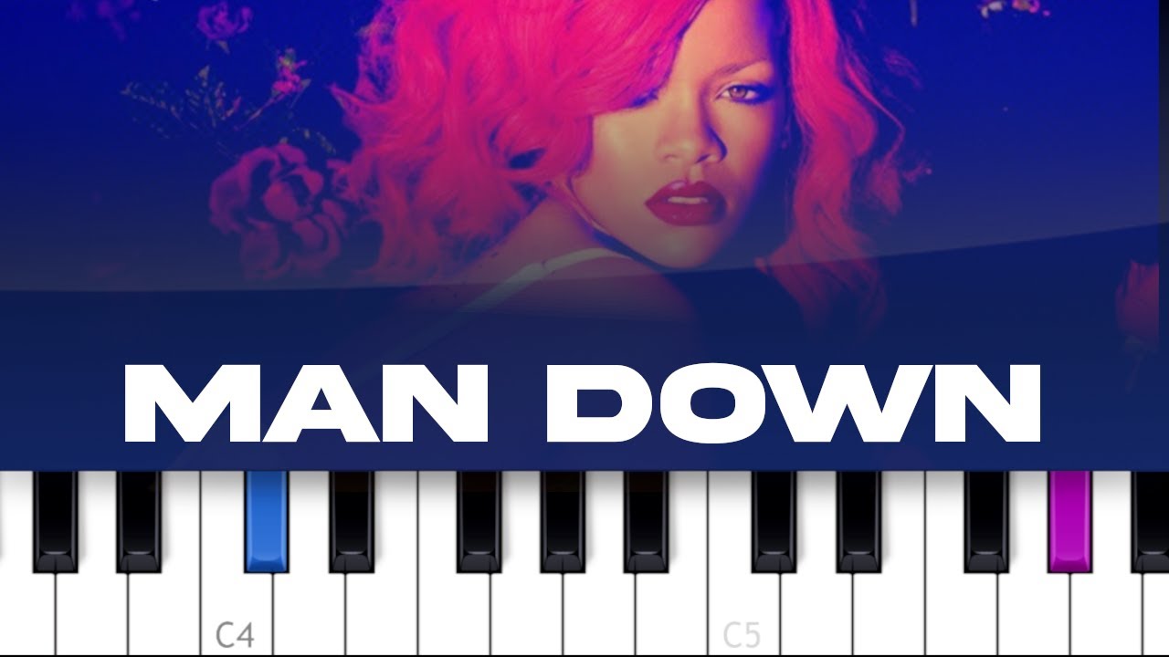 Rihanna - Man Down (piano tutorial) - YouTube