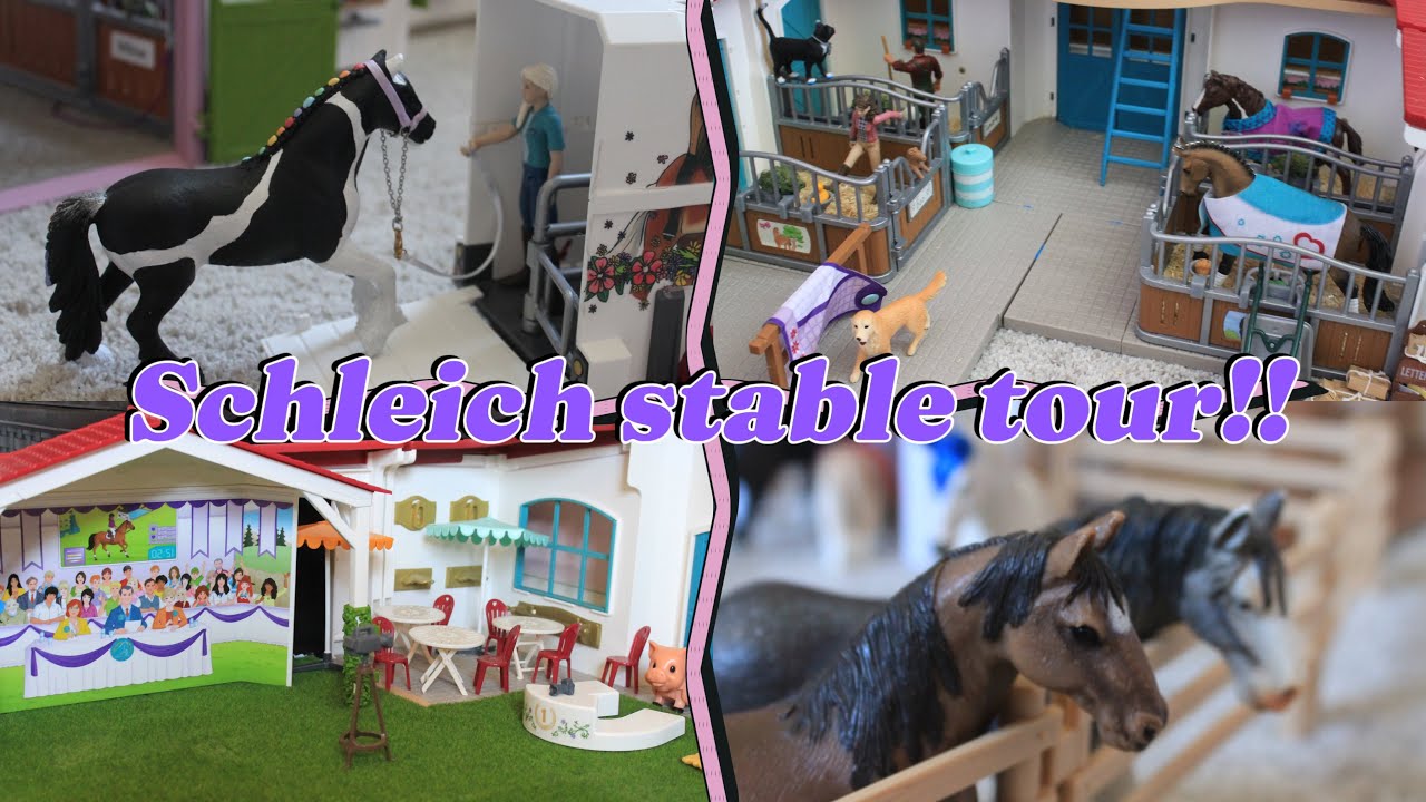 TOUR OF MY ENTIRE SCHLEICH COLLECTION!! | WisteriasWorld - YouTube
