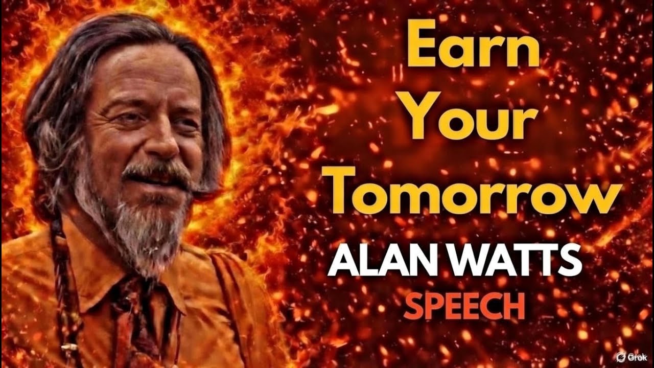Alan Watts - Earn Your Tomorrow", a powerful motivational speech - YouTube