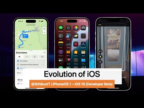 Evolution of iOS - YouTube
