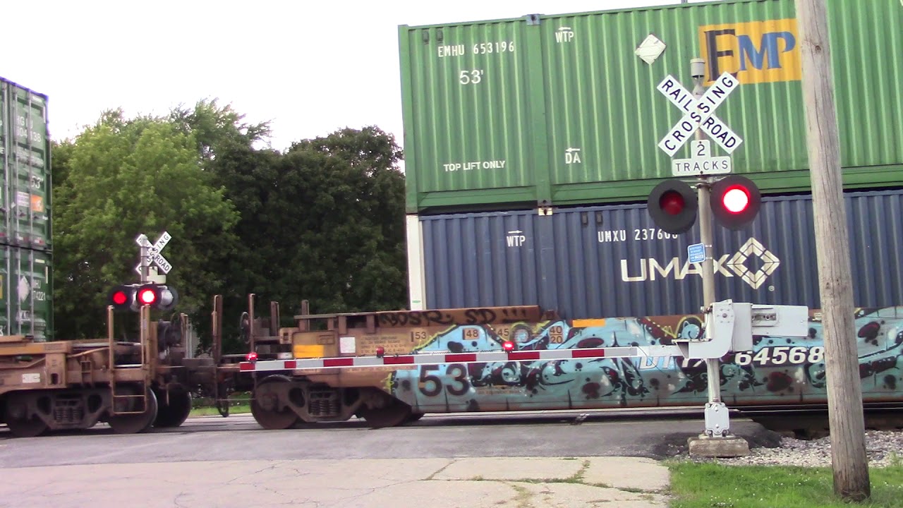 UP 7499 East Malta, IL 8/27/19 - YouTube