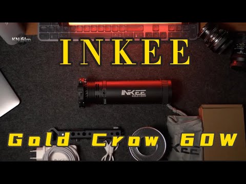 Waterproof Integrated Battery COB Flashlight with Bowen Mount - INKEE GC60 Unboxing - YouTube