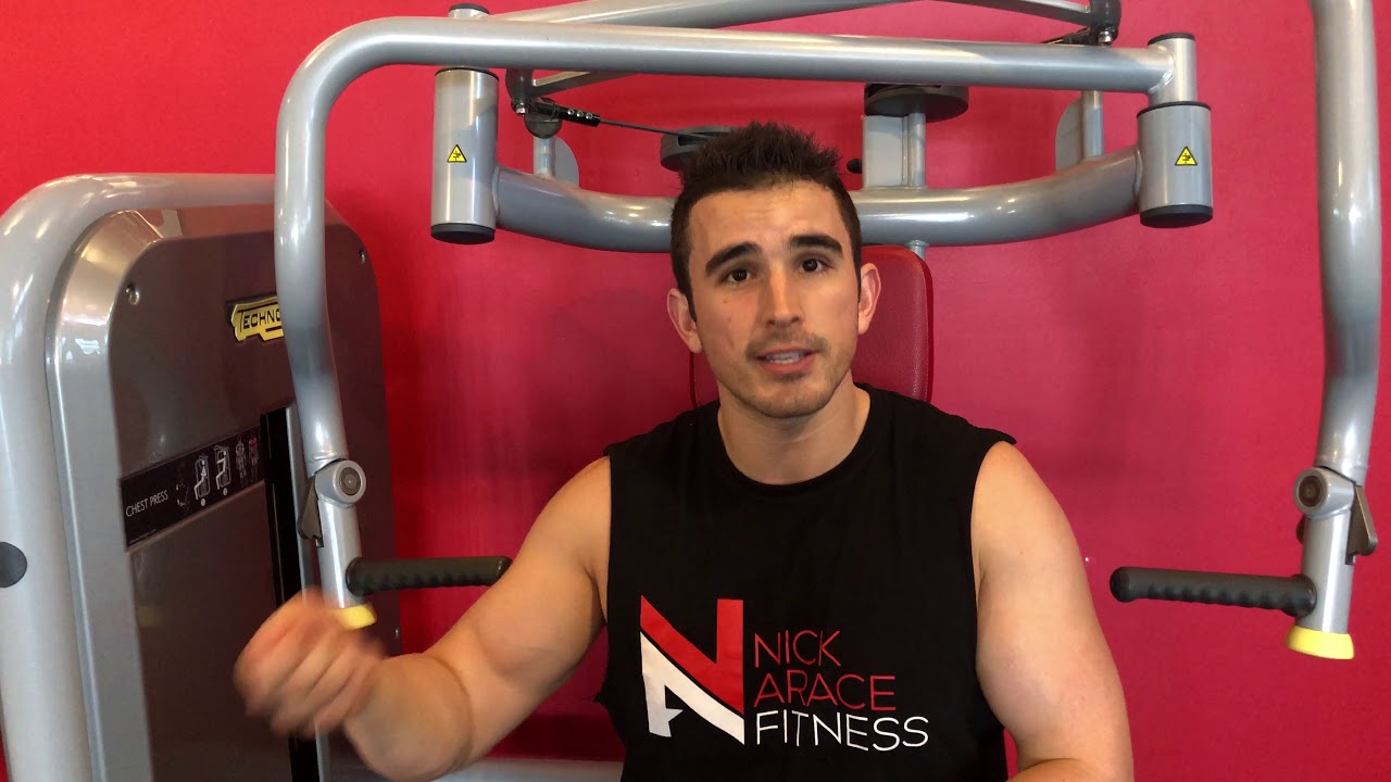 Chest Press - Drop set (Machine) - YouTube